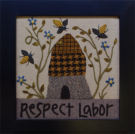 Respect Labor applique quilt picture | Timeless Traditions Quilts by ...